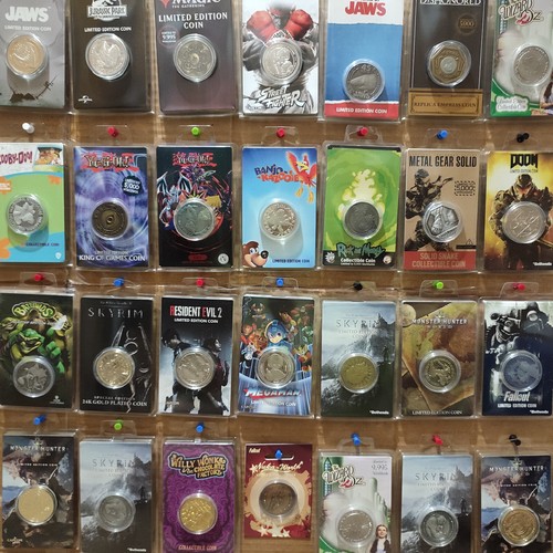 Videogame Movie & Anime Collectible Coins Lot Official Products You ...