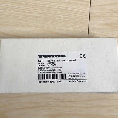new Turck digital output module BL20-E-16DO-24VDC-0.5A-P spot stock # ...