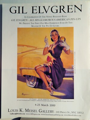 GIL ELVGREN ART PIECE VTG ORIG 2000-2 ADVERTISEMENT | eBay
