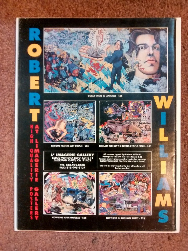 ART? ALTERNATIVE #3 art magazine- Todd Schorr*Gary Panter*RK Sloane ...