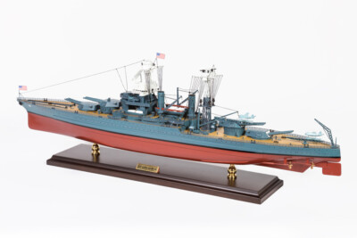Seacraft Gallery USS California Battleship 90cm Handcrafted Wooden ...