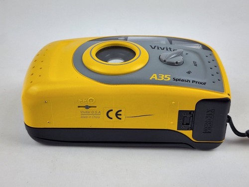 Vivitar A35 Splash Proof 35mm Point & Shoot Film Camera takes AA Tested ...