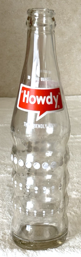 VTG 1968 Howdy👋 -“The Friendly Drink”-10 oz.-Clear Glass Soda-Pop ...