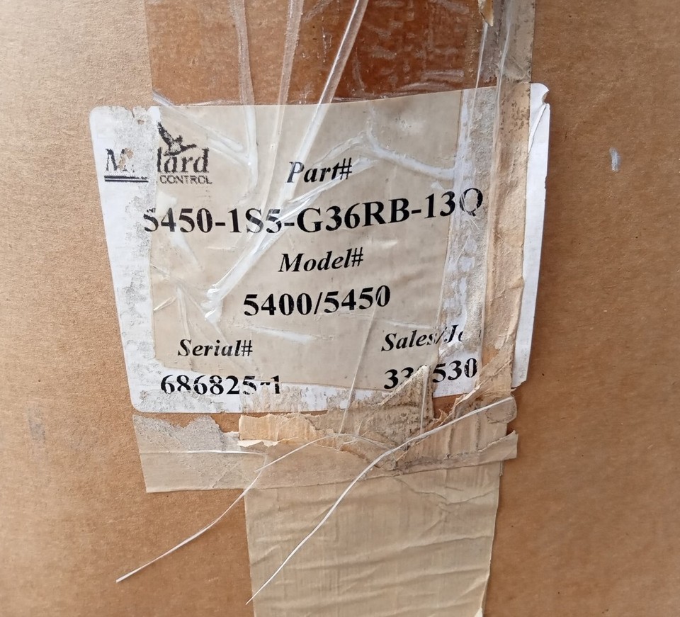 1" Mallard 5450-1S5-G36RB-13Q Control Valve w/Carbide Trim (New!) | eBay