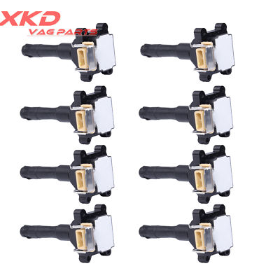 8Pcs Ignition Coil Kit For BMW E32 E34 E38 325i 530i 740i M42 M50 ...