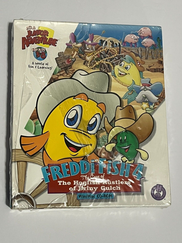 Freddi Fish 4 Case Of The Hogfish Rustlers Of Briny Gulch PC Game 1999 ...