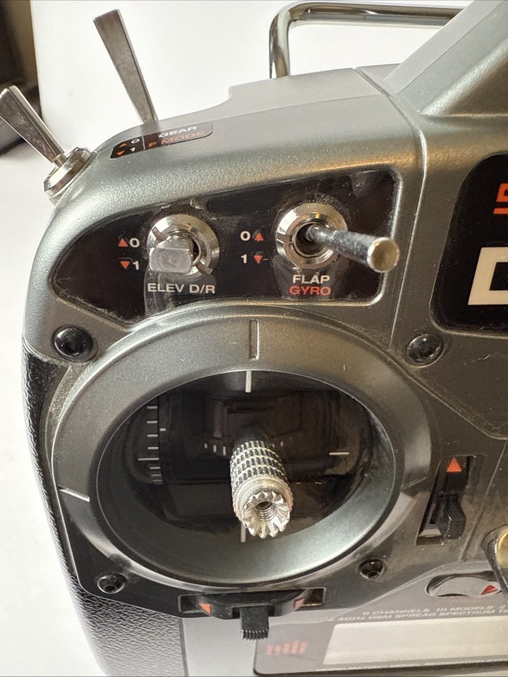 Spektrum DX6i 6‑Channel DSMX 2.4 GHz R/C Transmitter – 10‑Model Memory ...