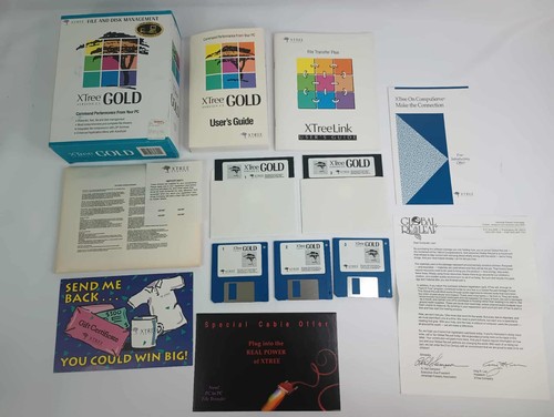 BOXED Xtree Gold Version 2.5 Floppy DOS File Disk Manager Vintage PC | eBay