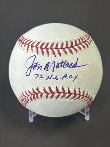 Jon Matlack Houston Astros Signed OML Baseball PSA/DNA AUTO COA | eBay