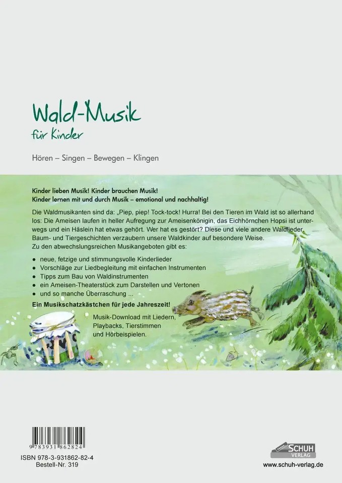 Wald-Musik für Kinder | Karin Schuh | Broschüre | Audio-CD | 44 S ...