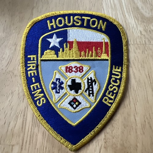 Houston Tx Fire-Ems Rescue Patch | eBay