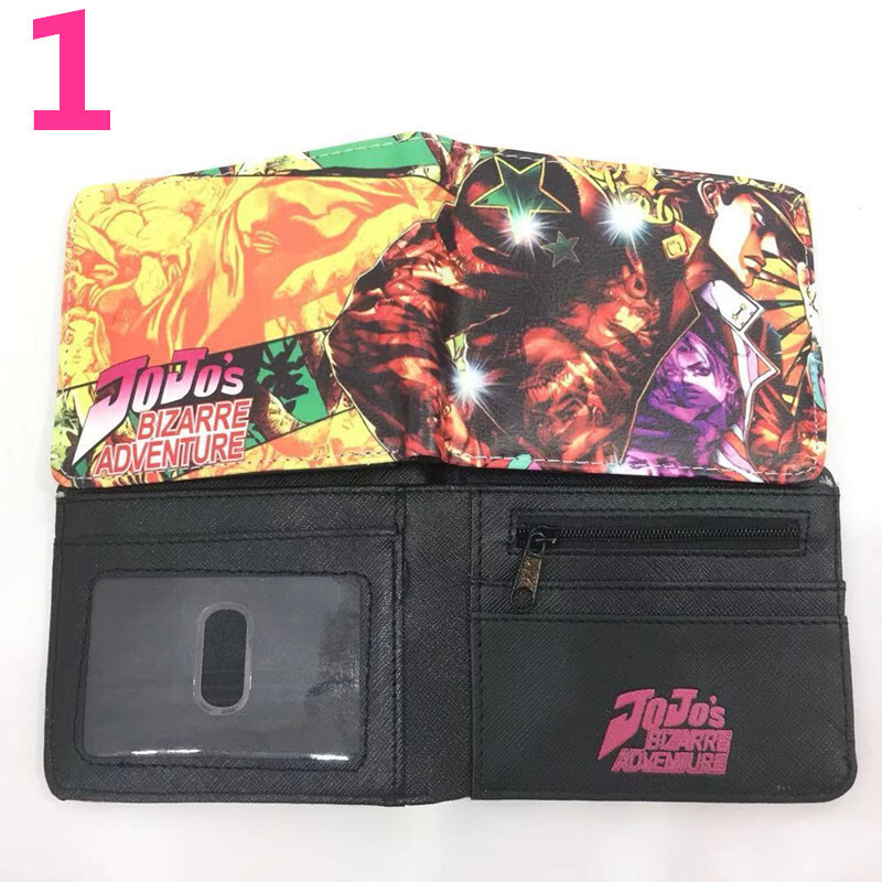 Anime JoJo's Bizarre Adventure Leather Wallet Purse Cosplay Gift | eBay