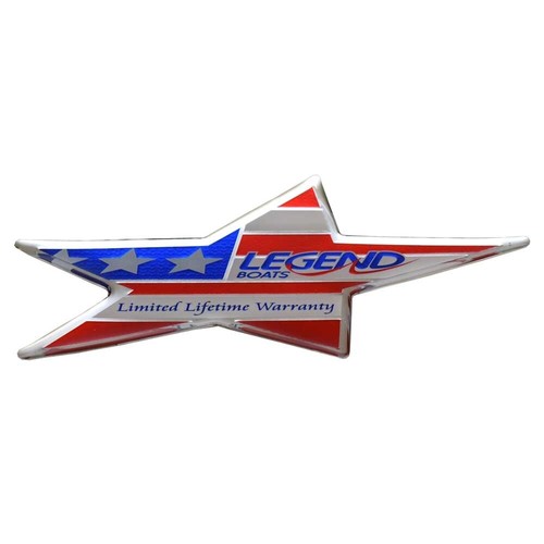 Legend Boat Raised Decal U31468-01 | 5 x 2 1/8 Inch Stars Stripes | eBay