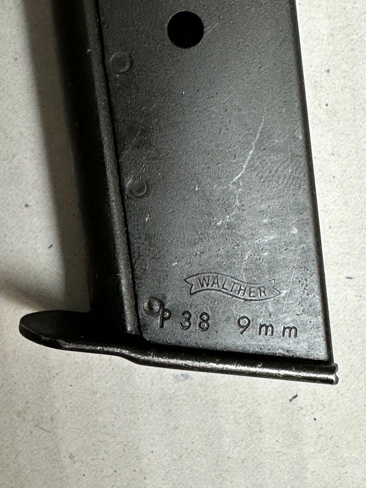 GERMAN WALTHER P38 PISTOL SPARE 8 ROUND MAGAZINE. | eBay