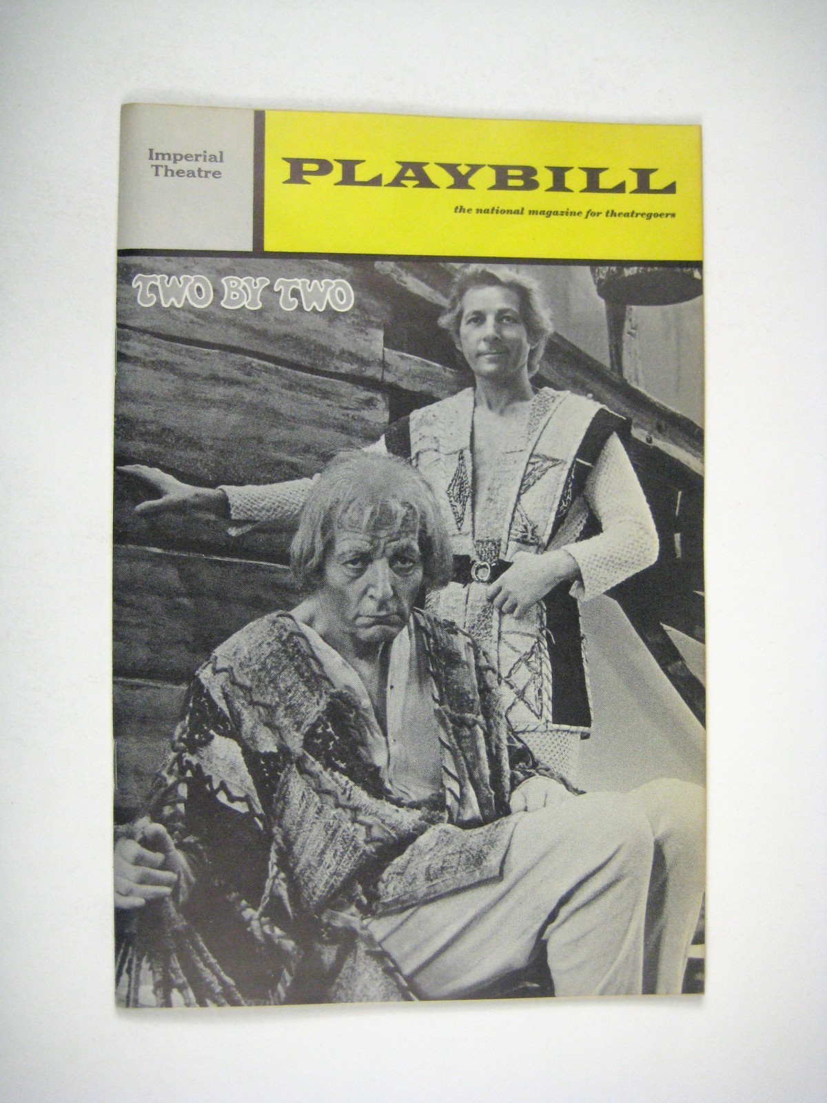 Two by Two Playbill 1971 Imperial Theatre Danny Kaye Madeline Kahn ...