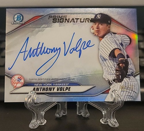 2020 Bowman Chrome - Prime Chrome Signatures #PCS-AVO Anthony Volpe /50 ...