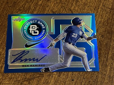 BEN RAMIREZ 2016 Leaf PERFECT GAME BLUE AUTOGRAPH #6/12 USC SEATTLE ...
