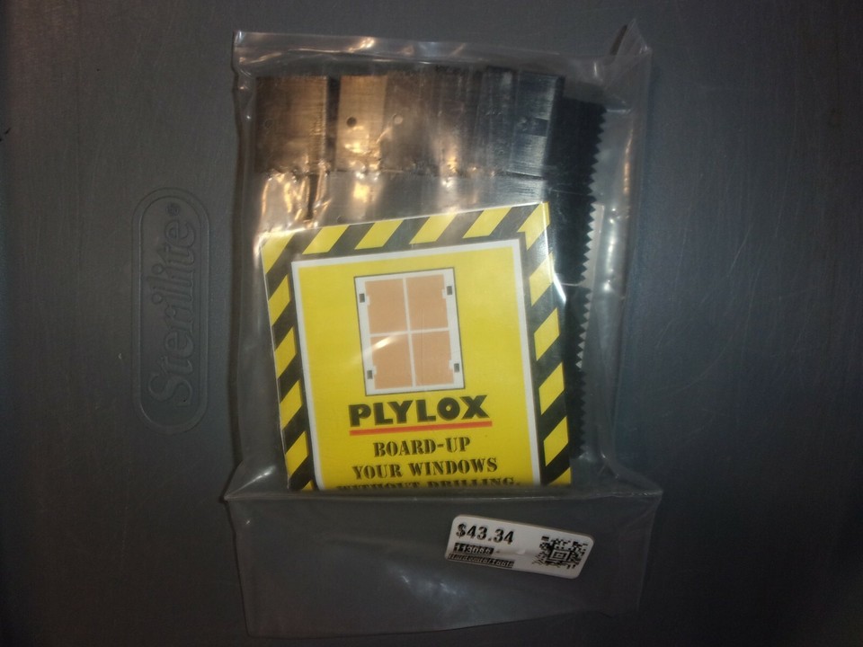 20 PLYLOX 1/2" Plywood Hurricane Window Clips 1 Pack x 20 Clips In Each ...