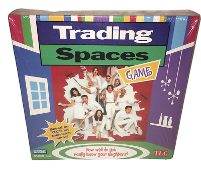 Trading Spaces TLC Hit TV show Board Game 2003 Parker Brothers New ...