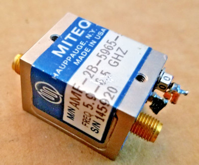 Amplifiers - Rf Amplifier Miteq