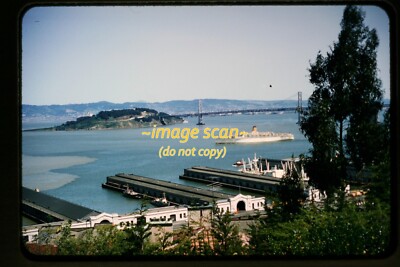 SS Himalaya P&O Passenger Ship at San Francisco in 1958, Original Slide ...
