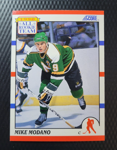 1990-91 Score American MIKE MODANO Minnesota North Stars ALL-ROOKIE ...