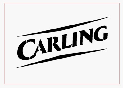 Carling larger Beer Art Painting Airbrush craft Mylar sheet, Home Bar ...