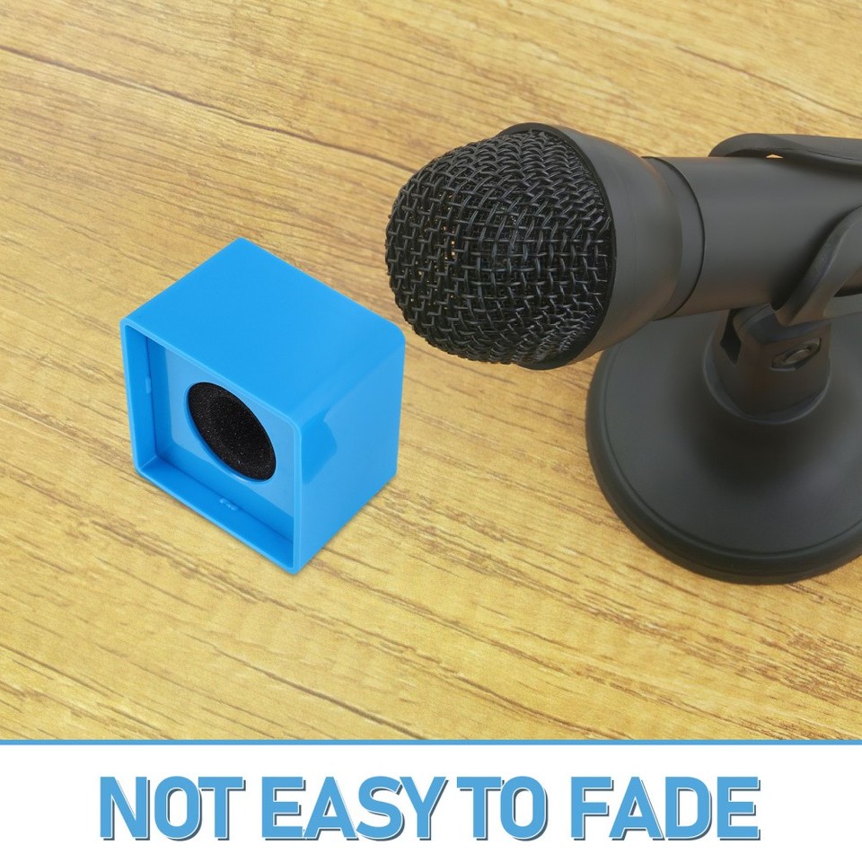 2PCS Microphone Stand: Square Triangular Microphone Flag Station Mic ...