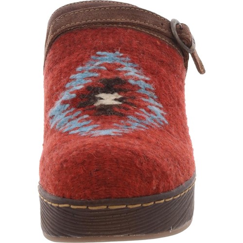 Born Womens CARMEN Red Printed Clogs 11 Medium (B,M) BHFO 0576 | eBay