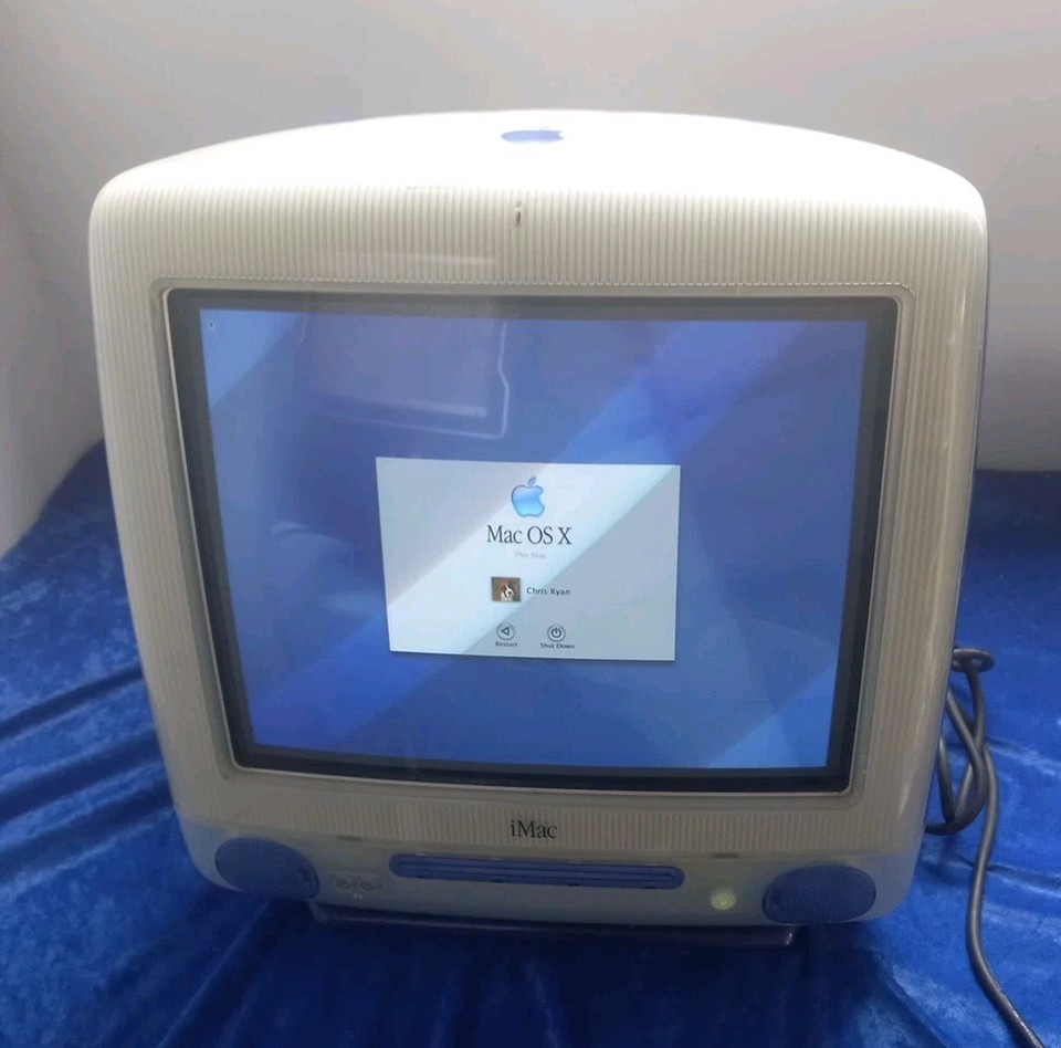 Apple iMac G3 M5521 Indigo Blue. Mac OS X | eBay