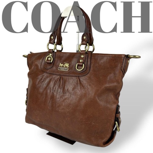 Authentic Coach handbag, leather, brown, 12935 B2 | eBay Australia