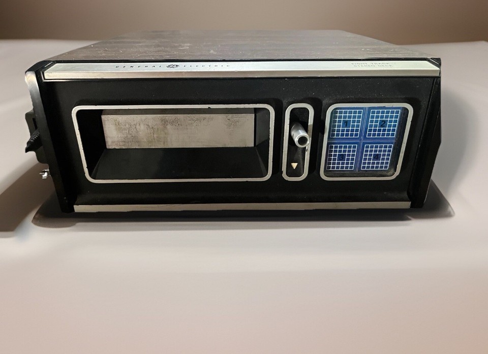 VTG 8 Track Player General Electric Electric Eight Track Stereo Deck ...