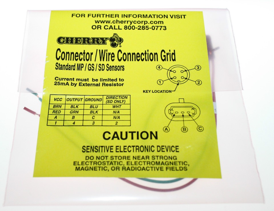 1 pc Cherry MP101301 Hall Effect Proximity Sensor 5-24V 25mA RoHS USA ...