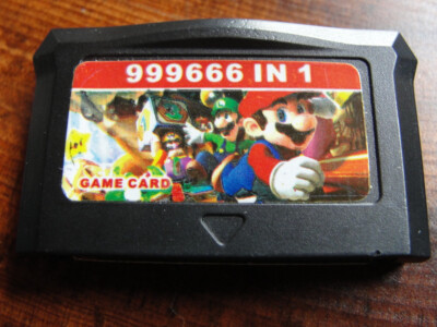 PXP 3 Slim station Mario Bros Video Game Cartridge 999666 In 1 Game ...