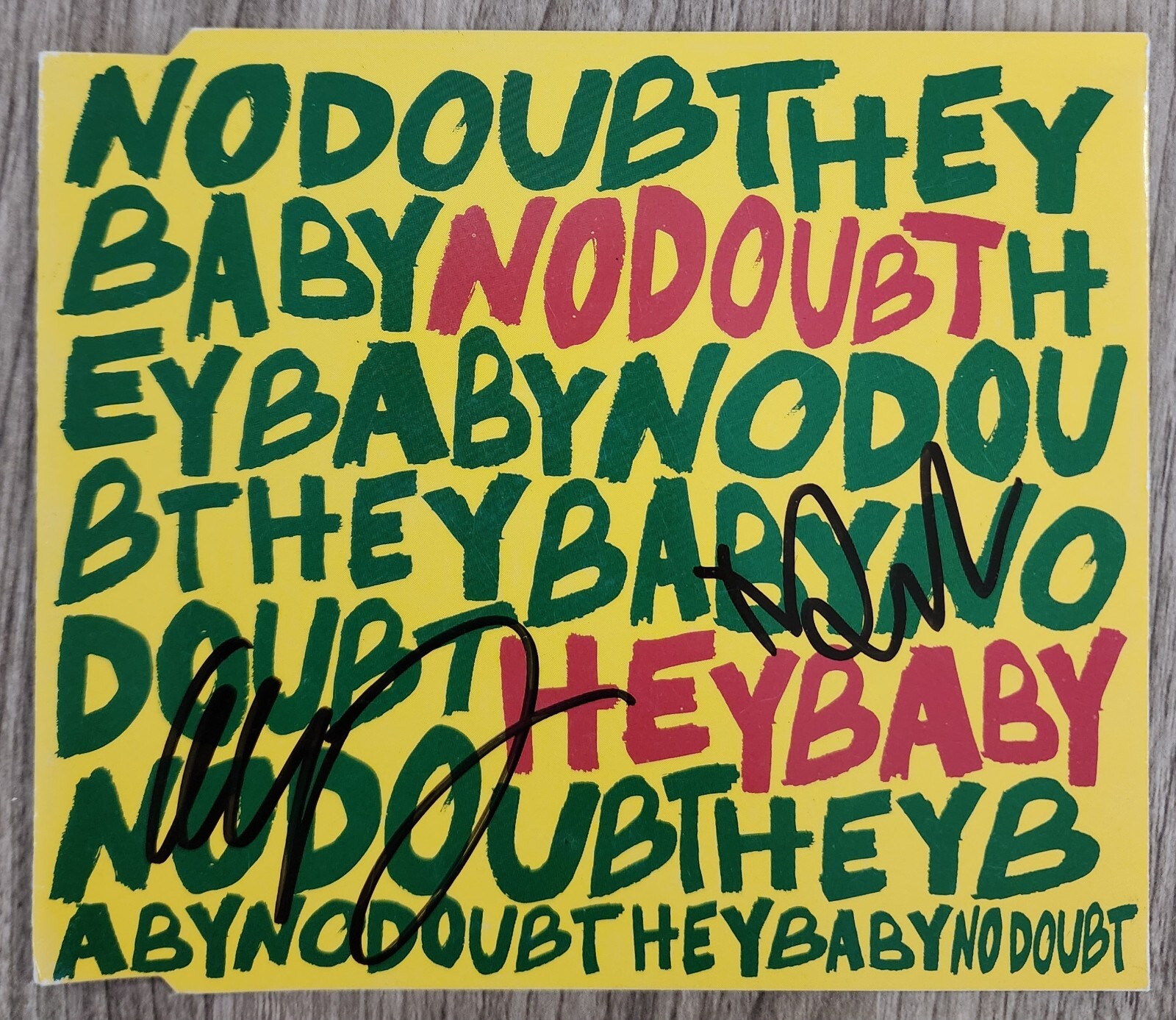 No Doubt Signed Hey Baby CD Booklet (2 Autos) SKA Reggae RAD | eBay