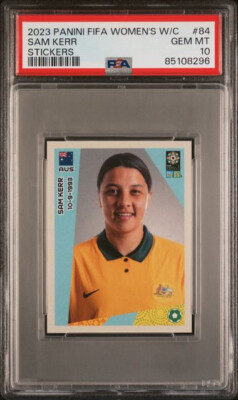 2023 Panini FIFA Women's World Cup #84 Sam Kerr Sticker PSA 10 Qty | eBay