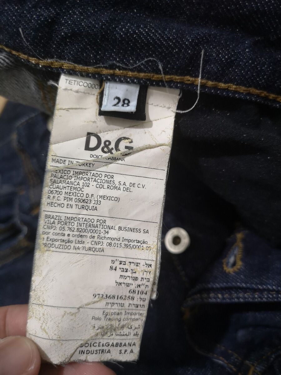 Dolce & Gabbana D&G Distressed Man Denime Pants Italian Dolce & Gabbana D&G Distressed Man Denime Pants Italian