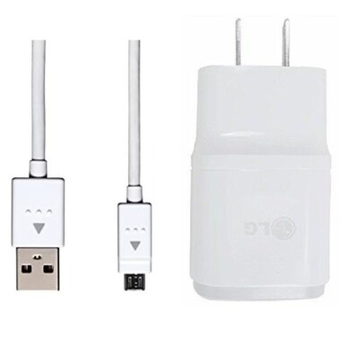 LG OEM 1.8Amp WALL ADAPTER+LG MICRO USB CABLE FOR LG ARISTO 2, ARISTO 2 ...
