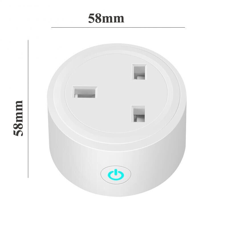 Smart Outlets WiFi Smart Power Socket UK Plug Switch For Google Home ...