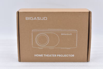 Bigasuo B-110 Mini Home Theater Projector Bluetooth 1080P Rechargeable ...