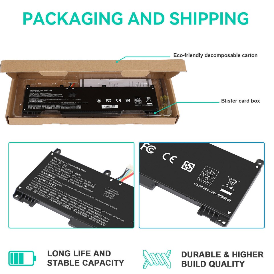 45Wh RH03XL Battery For HP ProBook 430 440 445 450 630 640 650 G8 HSTNN ...