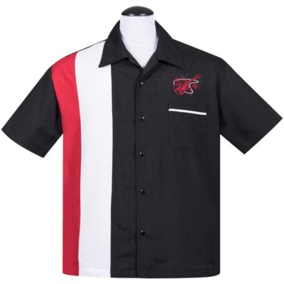 Steady Clothing Rockabilly Vintage Retro Bowling Shirt Hemd - Stay ...