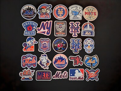NY New York Mets Vinyl Stickers MLB Baseball Queens Sports Team Logo ...