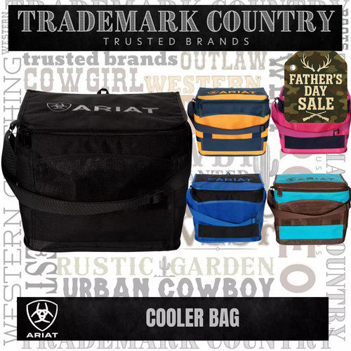 Ariat Insulated Cooler Bag 4-200 – Western Style Lunch & Drinks Tote ...