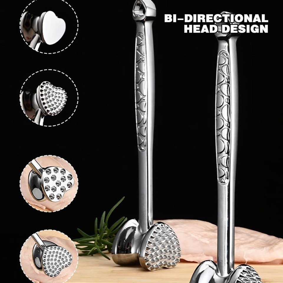 Household Loose Meat Hammer, Steak Tenderizer Hammer, Solid -Sided Non ...