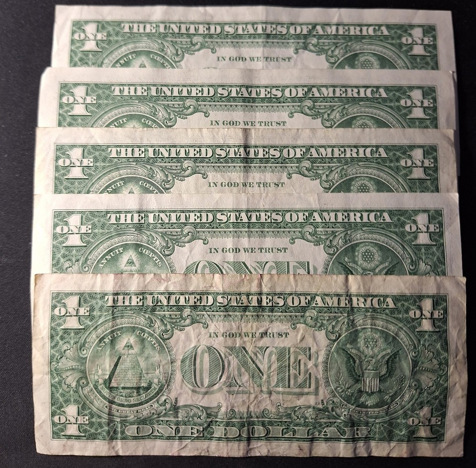 (5) - $1 Star Notes. 300k Serial Numbers. Lot 2 | eBay