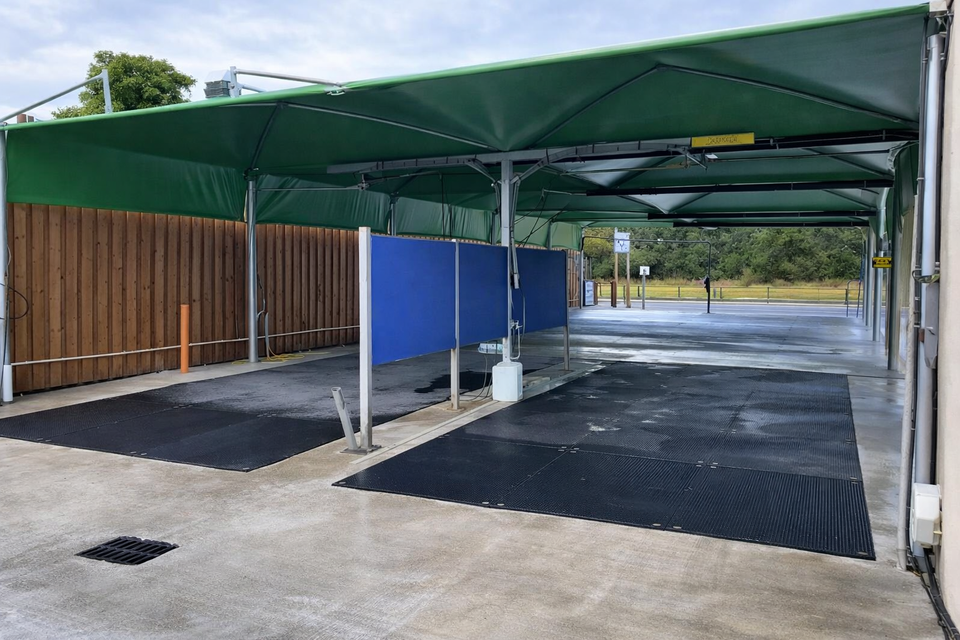 Car Wash Bay Cantilever Canopy | eBay UK