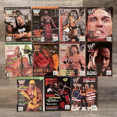 WWF 1990’s Magazine Lot(x11) 🔥 VTG World Wrestling Federation Bundle ...