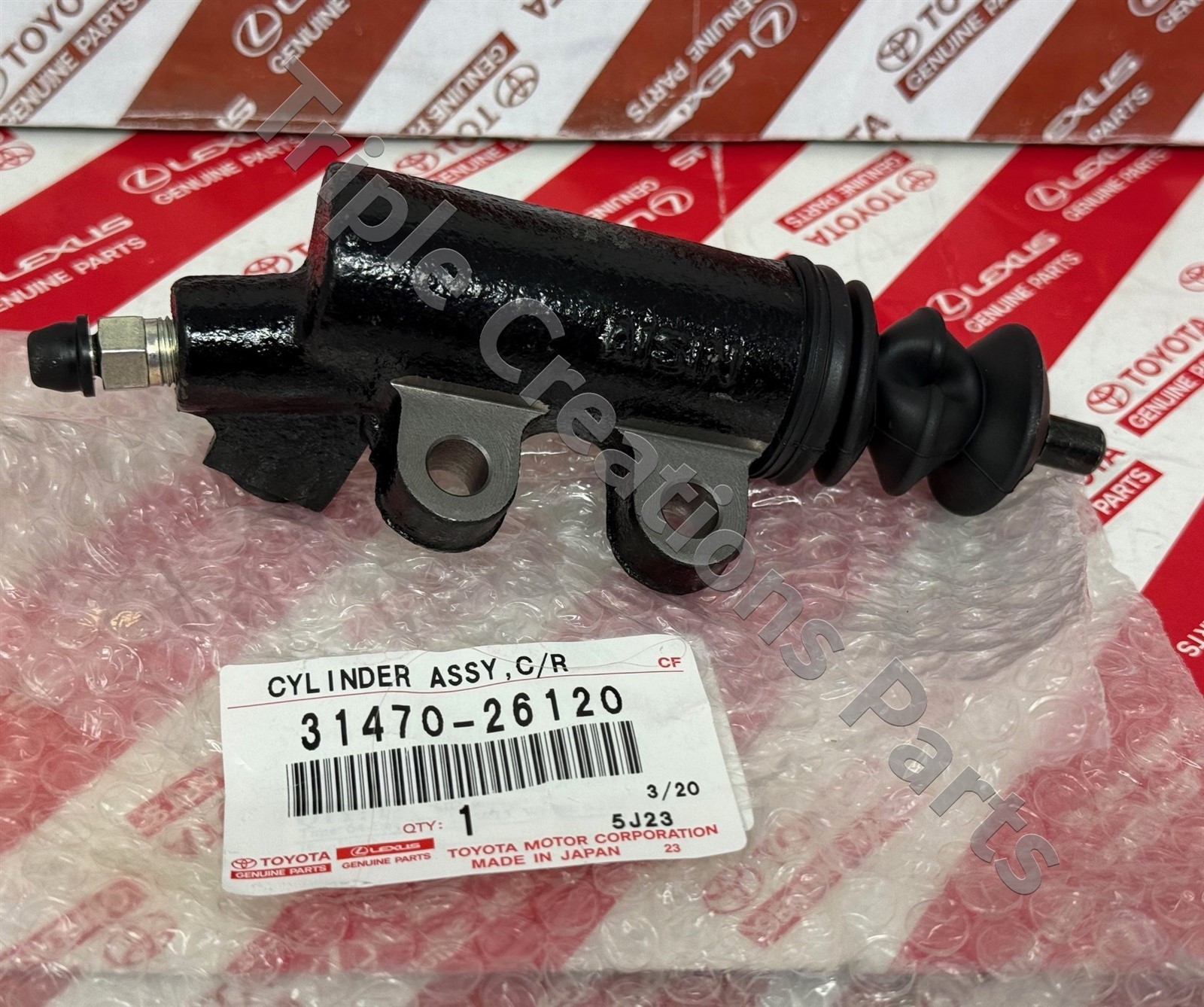 Toyota Genuine 31470-26120 Cylinder Assy Clutch Release OEM 3147026120 ...