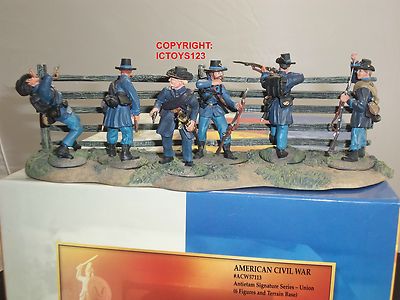 CONTE ACW57113 UNION FIGURES + TERRAIN BASE METAL TOY SOLDIER FIGURE ...